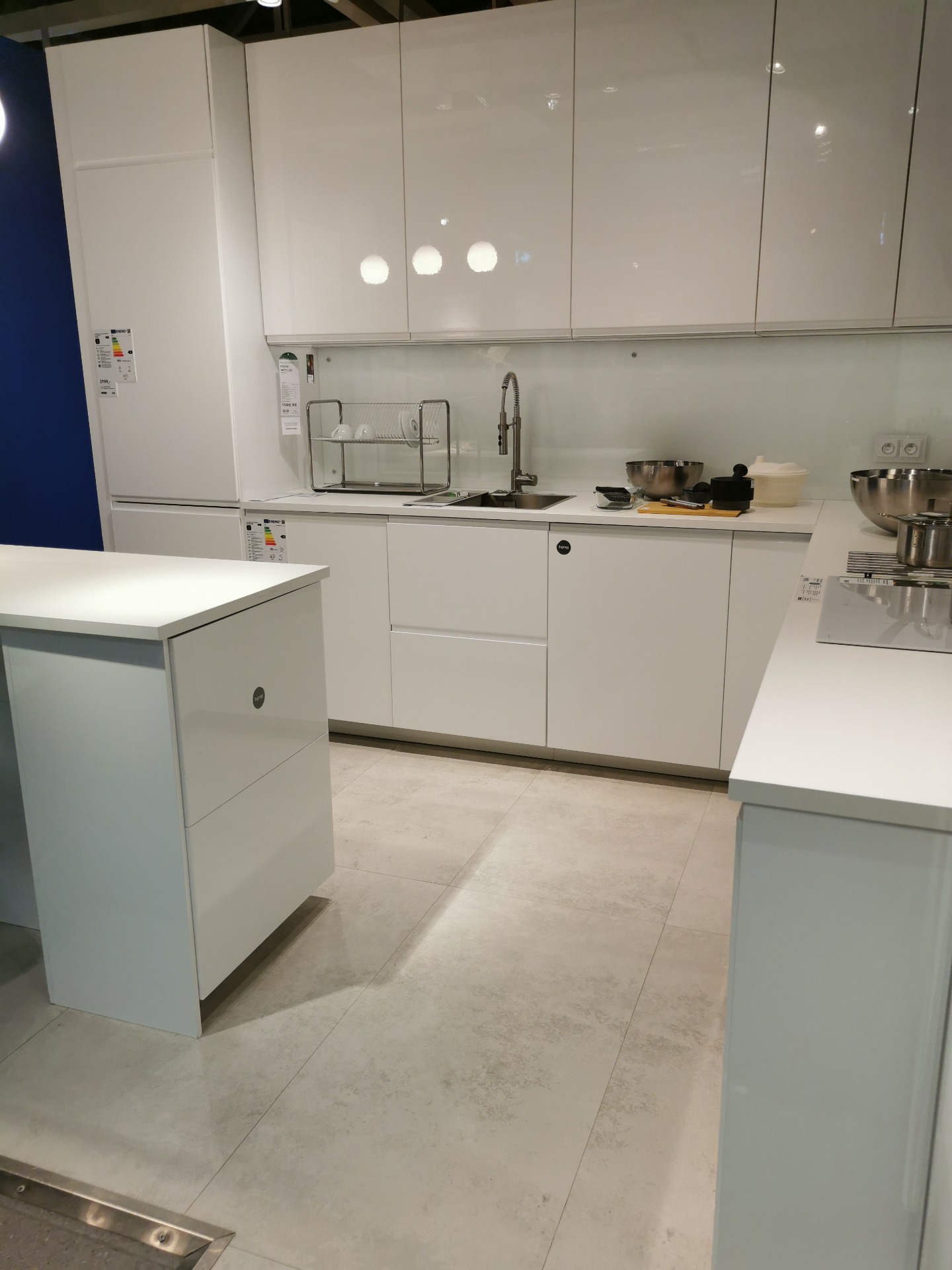 VOXTORP High Gloss White Kitchen from IKEA