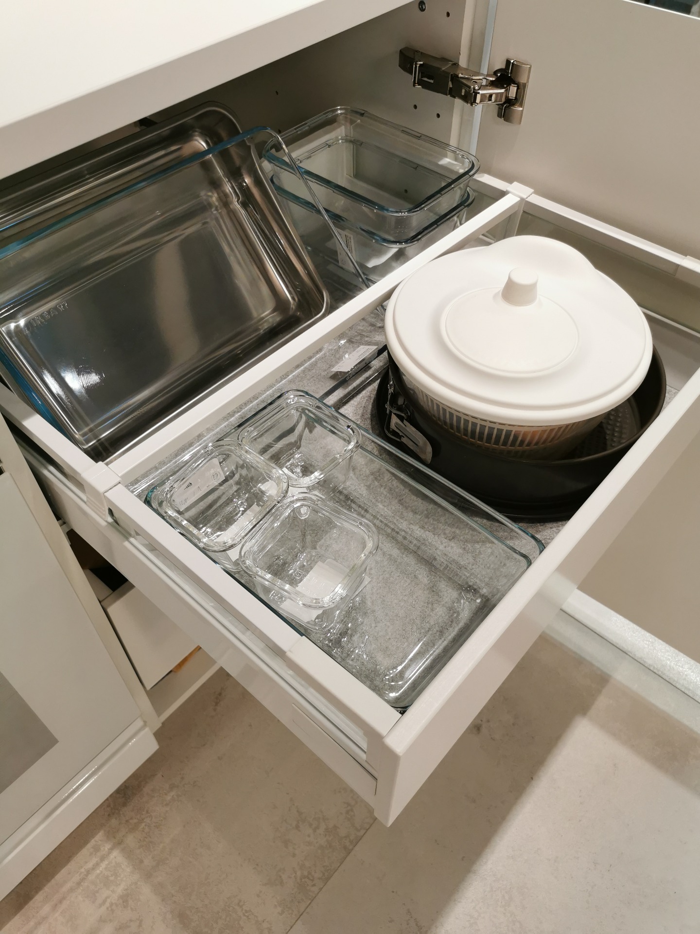 VOXTORP High Gloss White Kitchen from IKEA