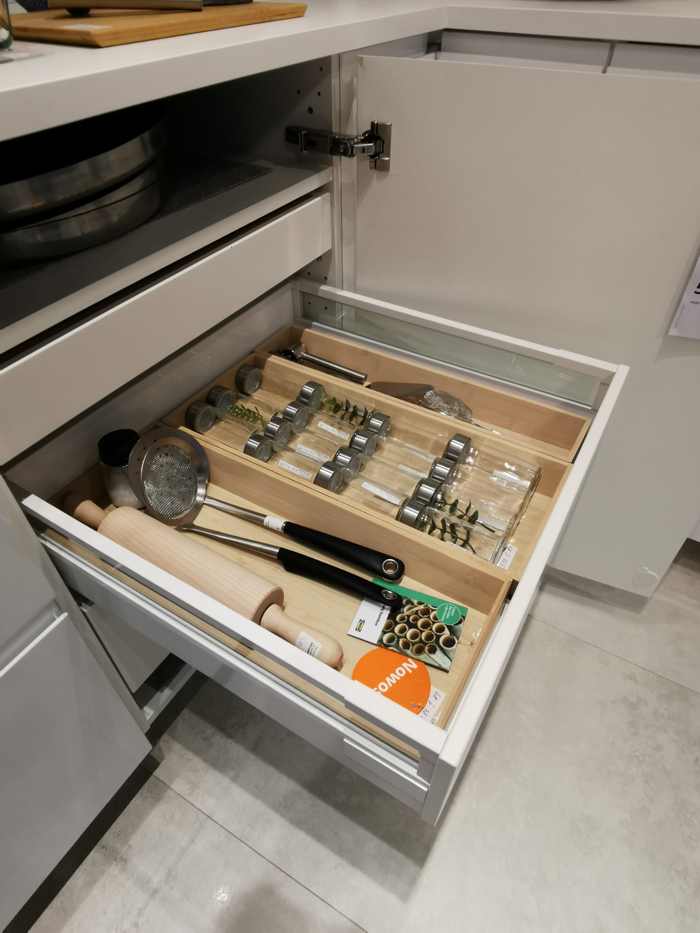 VOXTORP High Gloss White Kitchen from IKEA