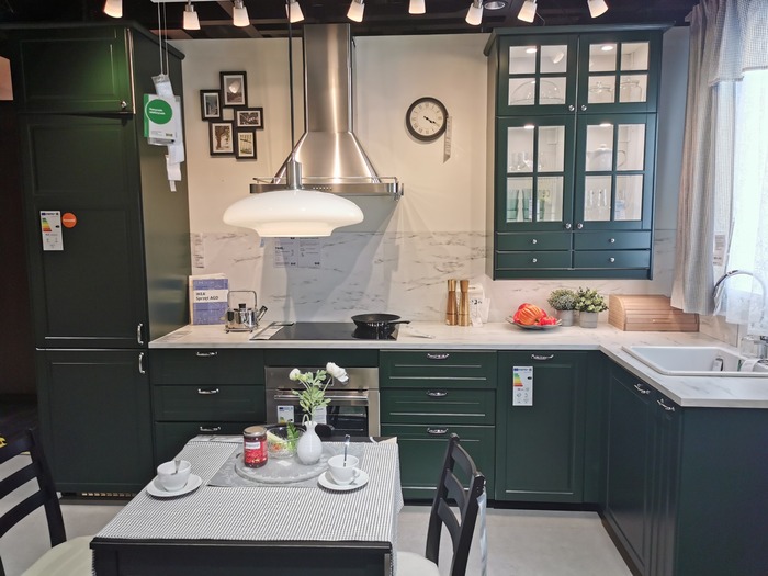 Achieve a Fresh and Inviting Kitchen with Bodbyn Green from IKEA
