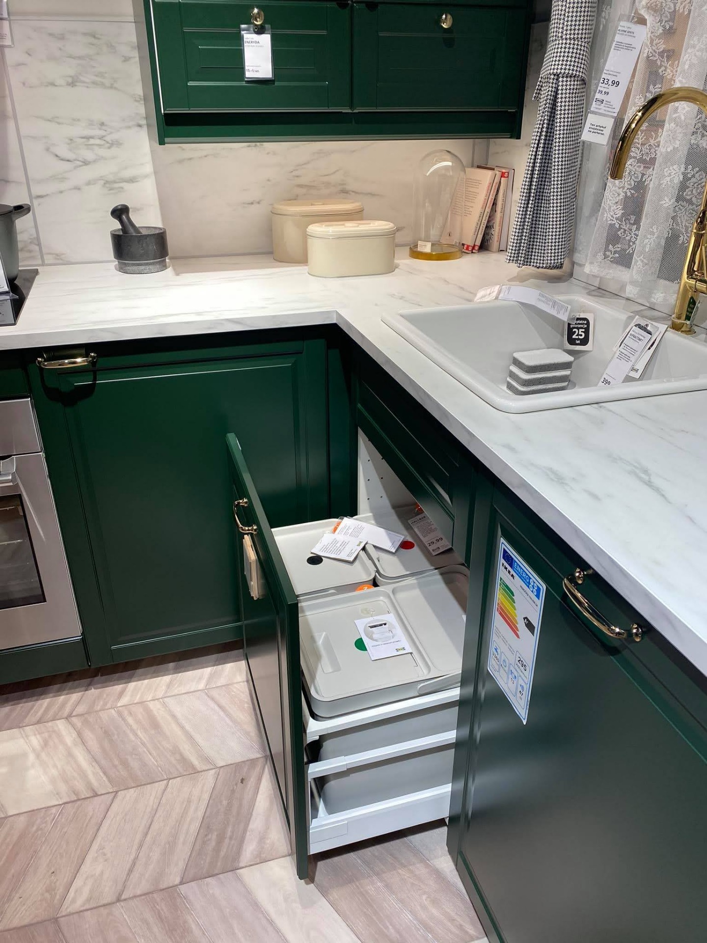 Achieve a Fresh and Inviting Kitchen with Bodbyn Green from IKEA