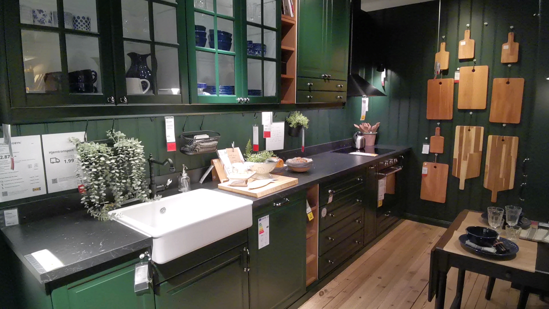 BODBYN Dark Green IKEA Kitchen: Add a pop of color to your cooking space