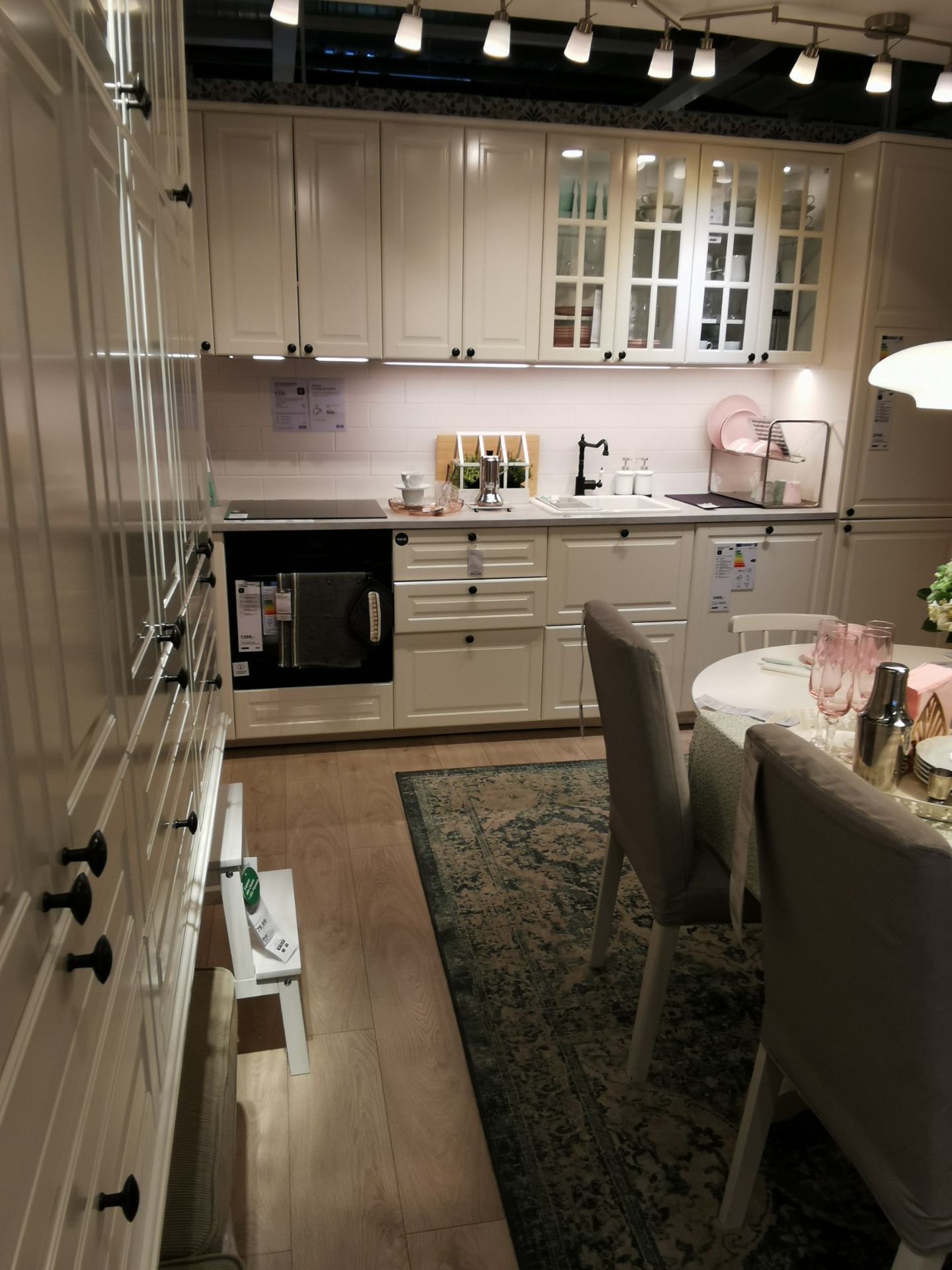 Organize Your Kitchen in Style with BODBYN Off-white Cabinets from IKEA