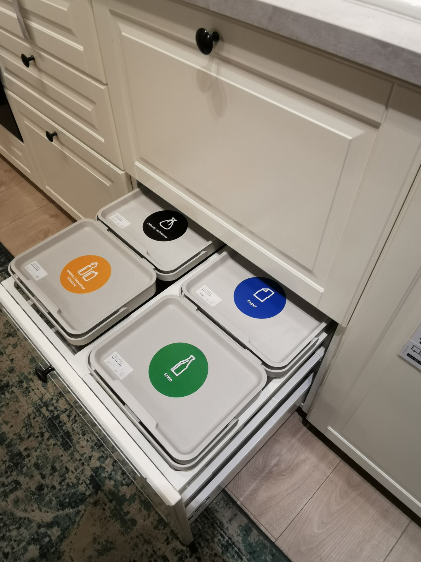 Organize Your Kitchen in Style with BODBYN Off-white Cabinets from IKEA