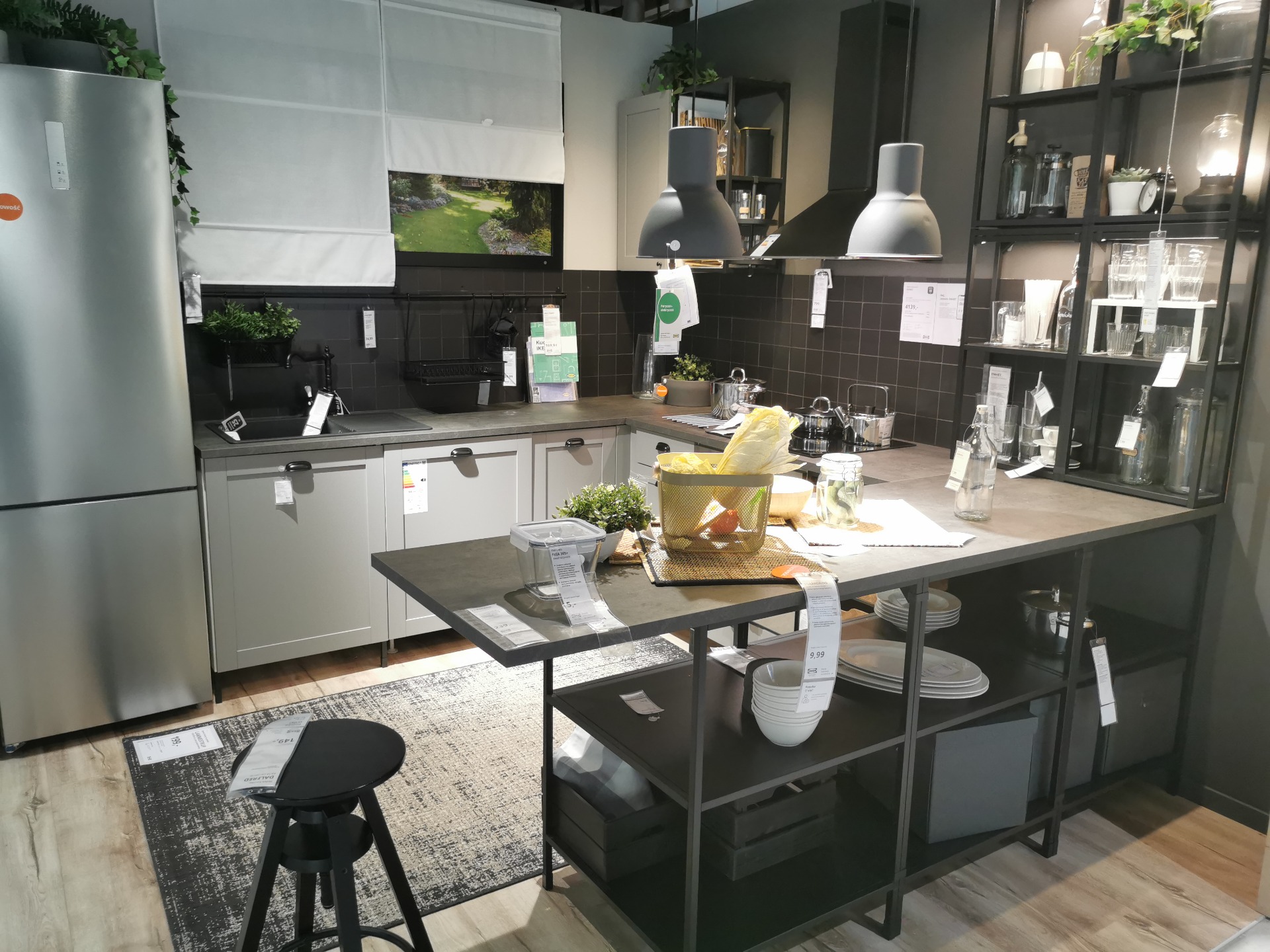 IKEA ENHET Gray Kitchen – Stylish Functionality with a Modern Edge