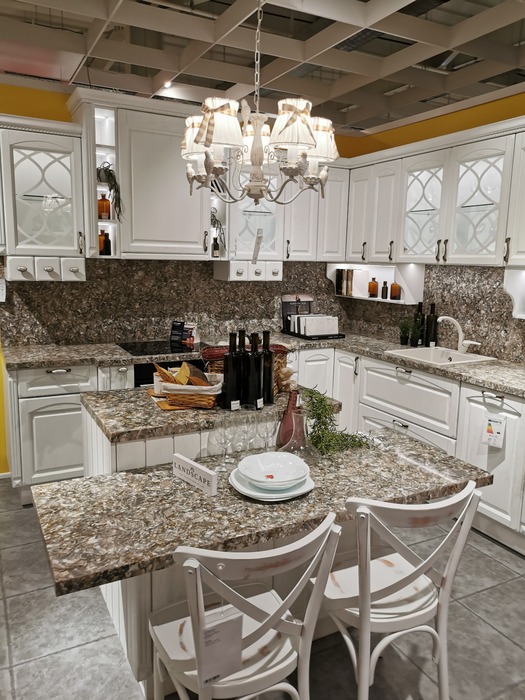 Rustic Charm Meets Modern Elegance: White Rustic Kitchen