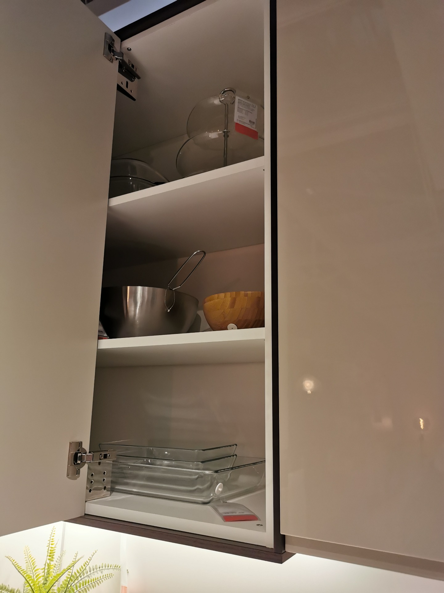 VOXTORP High-gloss Light Beige IKEA Kitchen