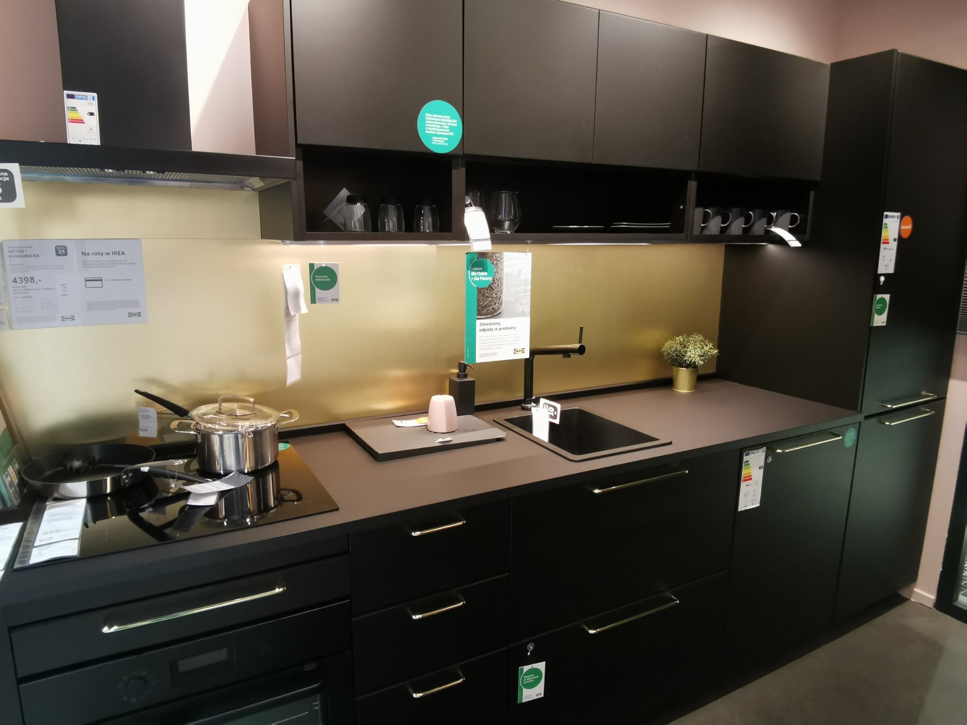 Create a Fresh Look with IKEA KUNGSBACKA Anthracite Kitchen