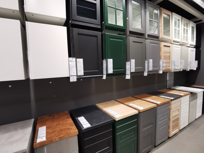 IKEA Faktum kitchen cabinets NCS color codes