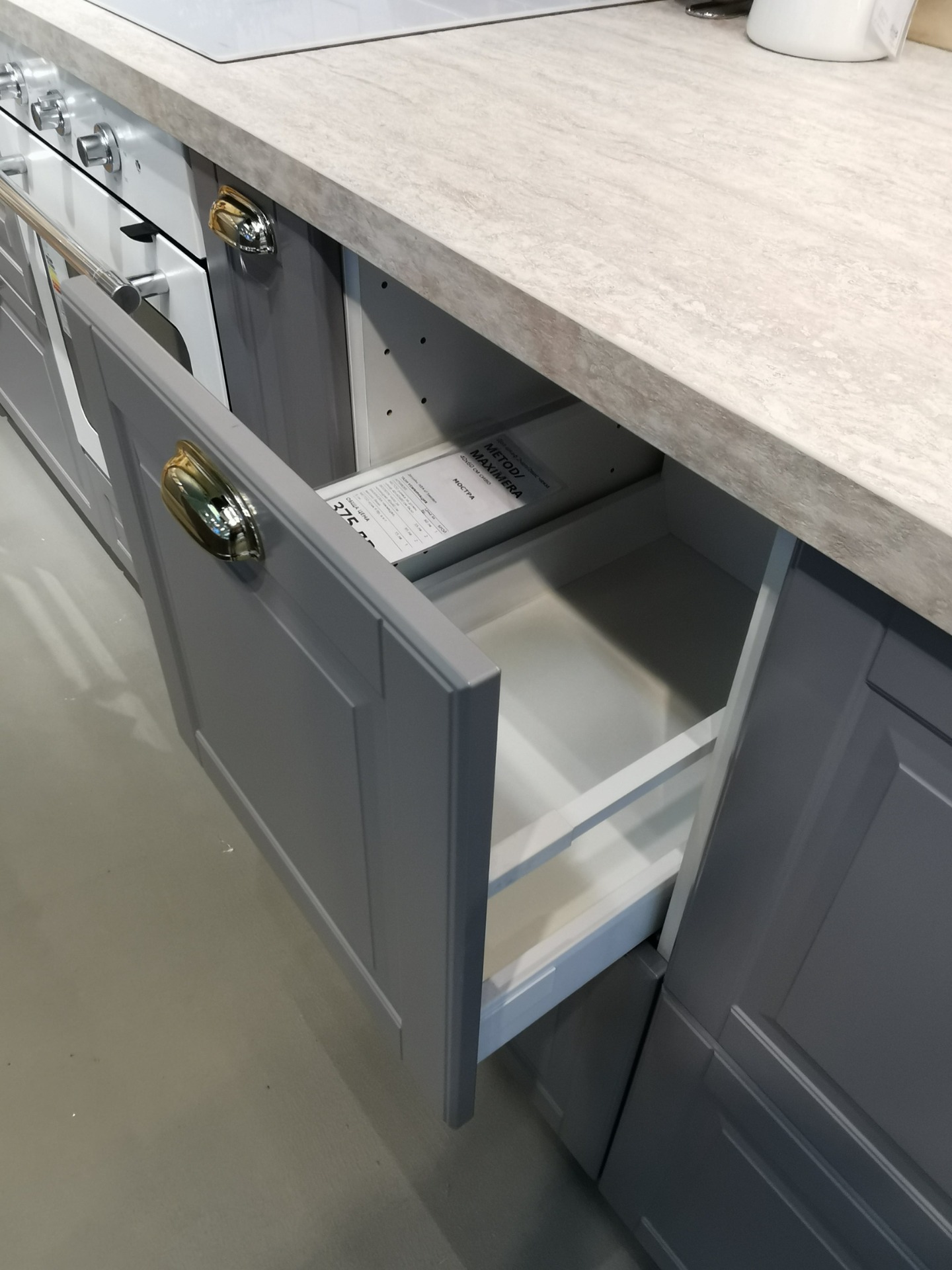 Elevate Your Kitchen Space with IKEA BODBYN Gray Cabinets and a Kitchen ...