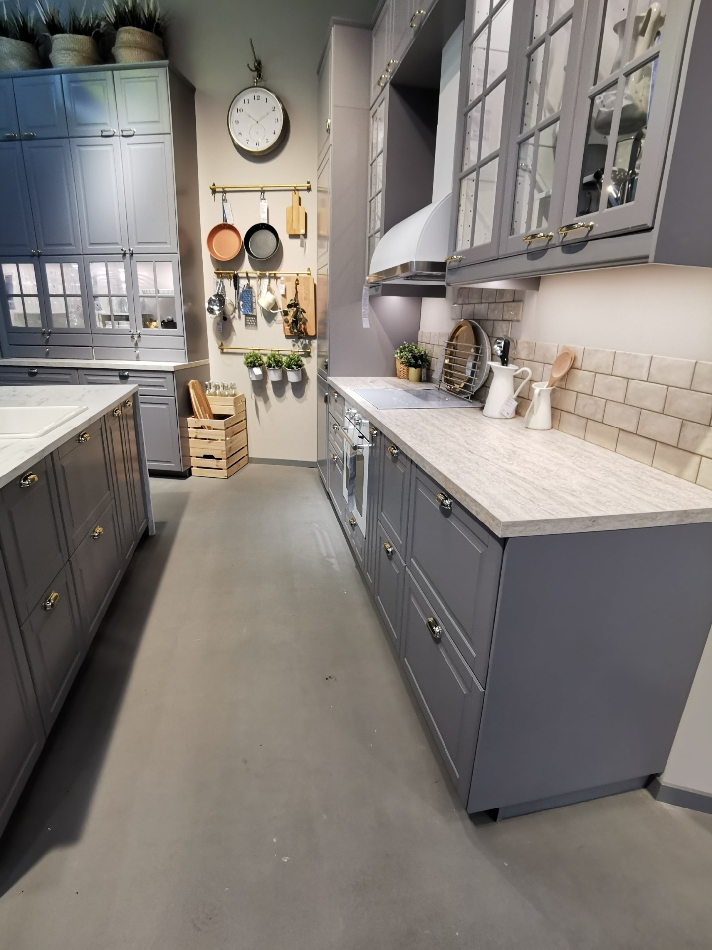 Elevate Your Kitchen Space with IKEA BODBYN Gray Cabinets and a Kitchen ...