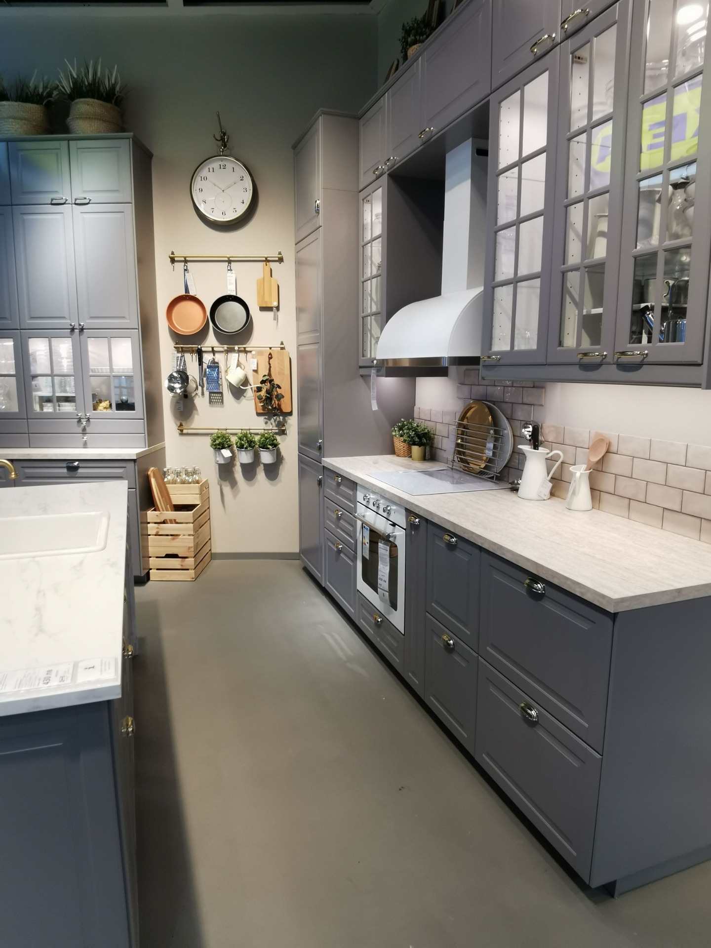 Elevate Your Kitchen Space with IKEA BODBYN Gray Cabinets and a Kitchen ...