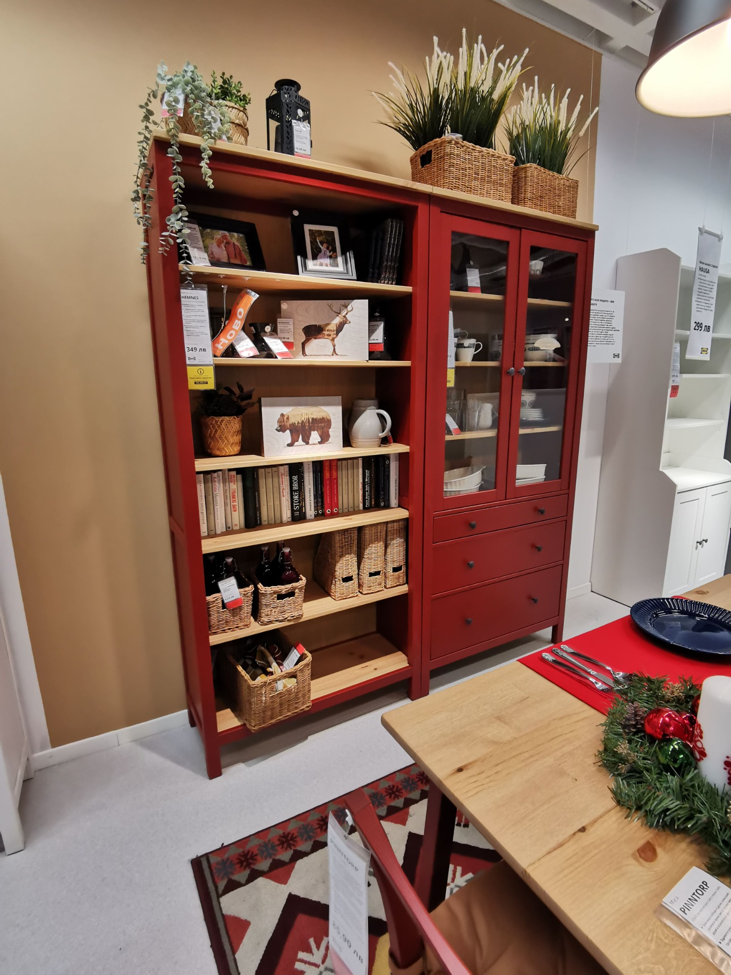 A Match Made in Design Heaven: IKEA HEMNES Glass-Door Cabinet and ...