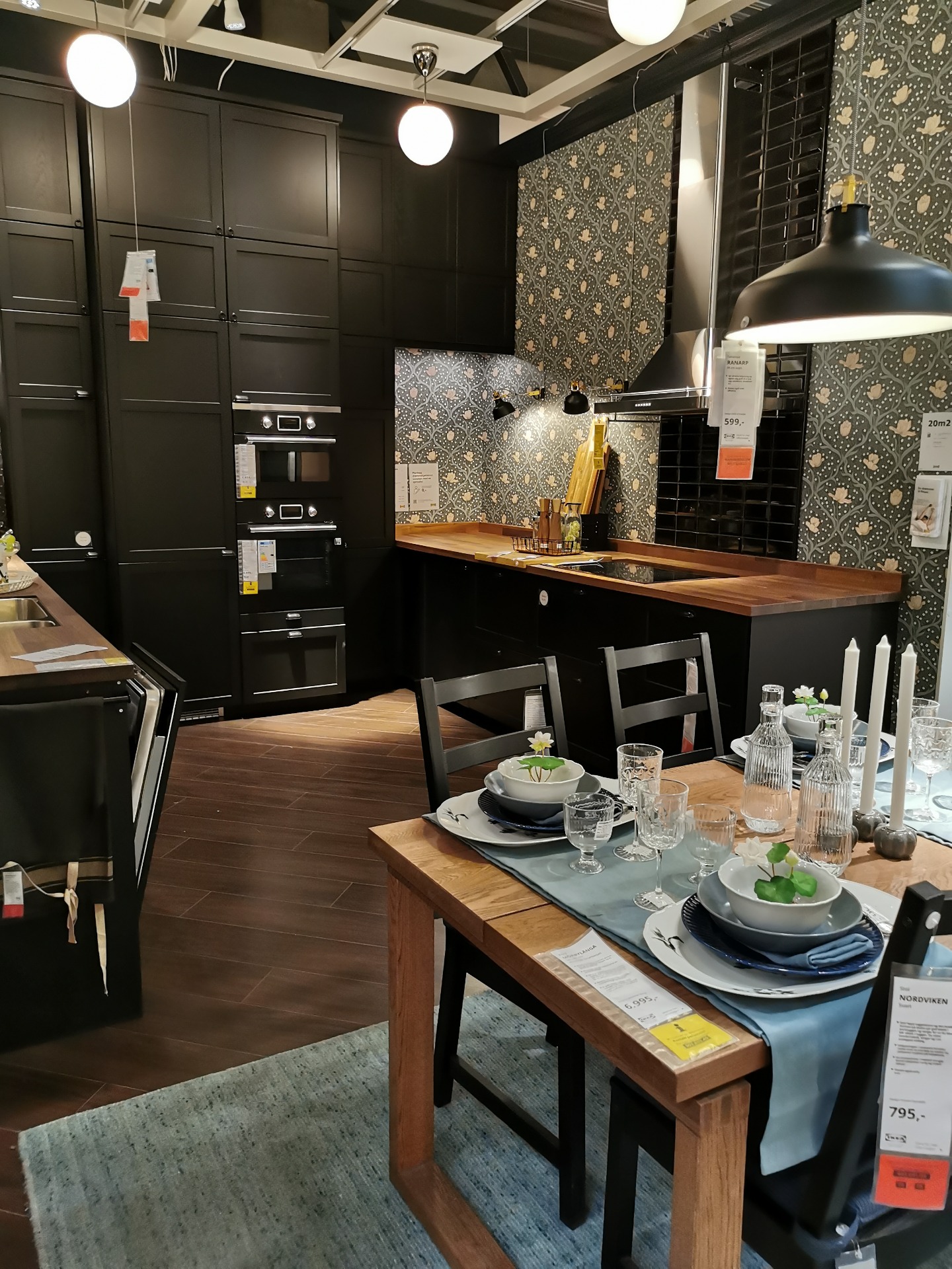 LERHYTTAN Black Kitchen Cabinets from IKEA