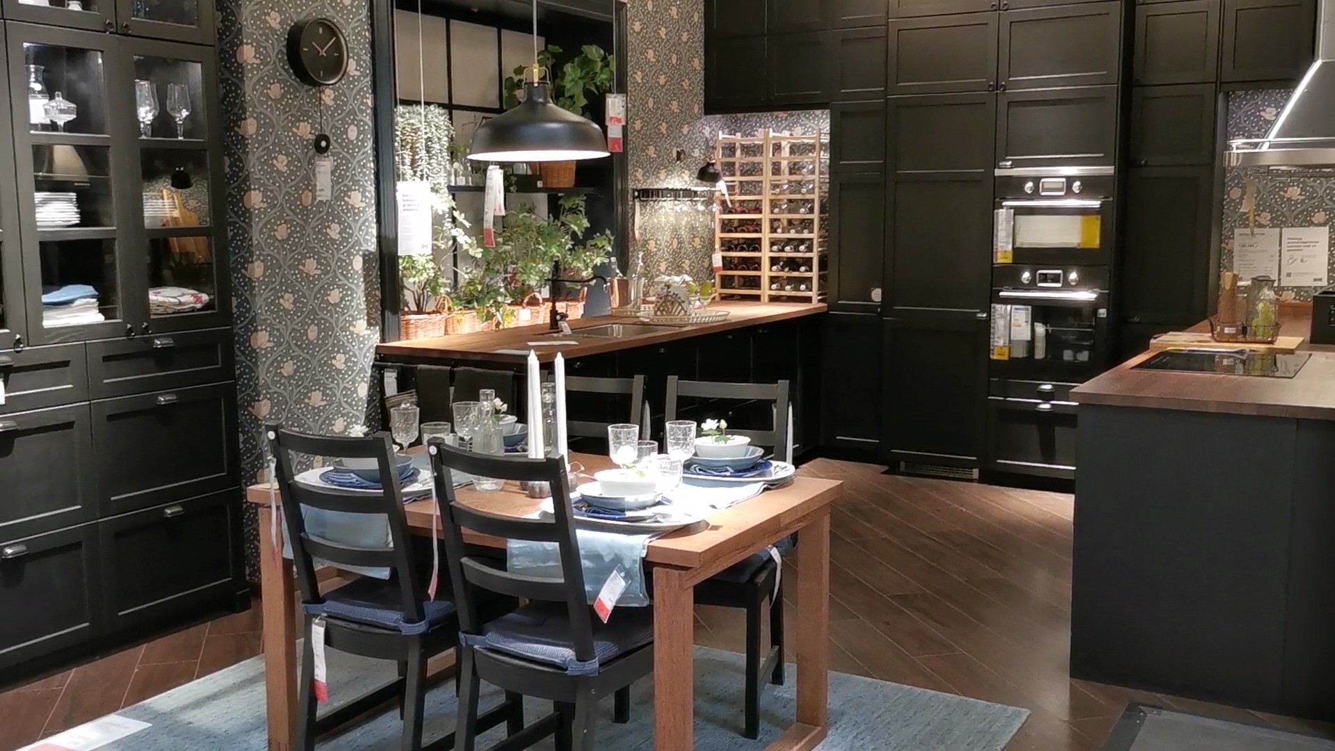 LERHYTTAN Black Kitchen Cabinets from IKEA