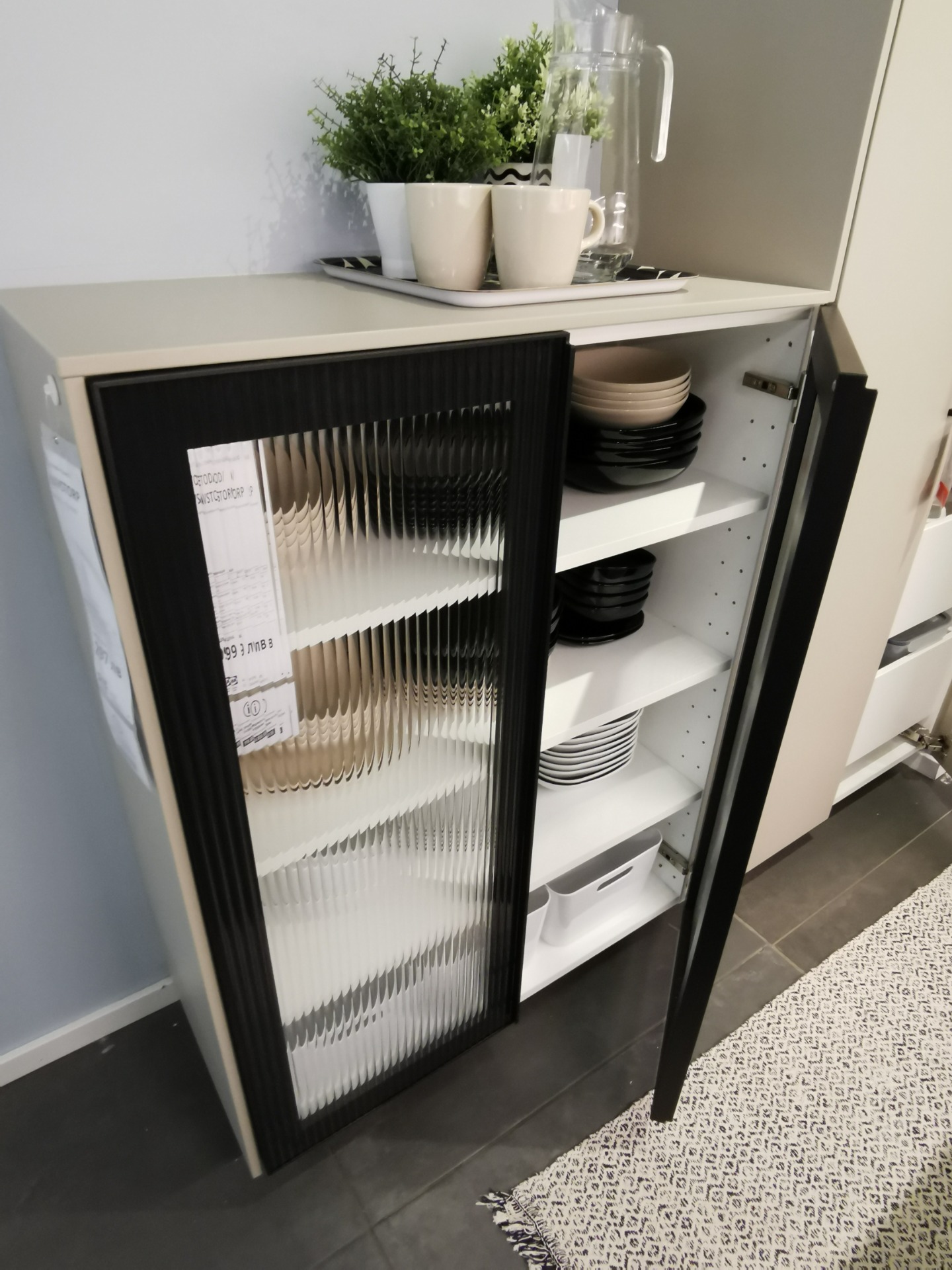 Beige Kitchen Ideas with IKEA: HAVSTORP, STENSUND and UPPLÖV Cabinets