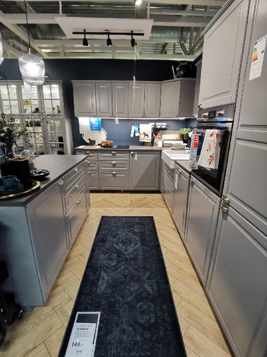 IKEA BODBYN Gray Kitchen – Elegant, Functional, and Stylish